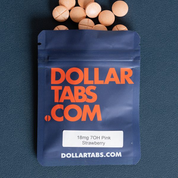18mg 7OH Tablets – Pink Strawberry - DollarTabs.Com